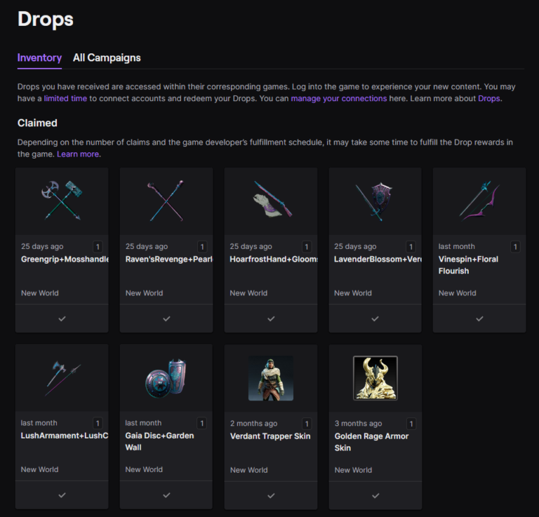 New World Twitch Drops – New World MMO